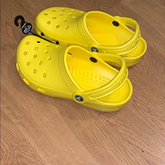 CROCS | Shoes | Nwt Crocs Classic Clogs Yellow 6 | Poshmark